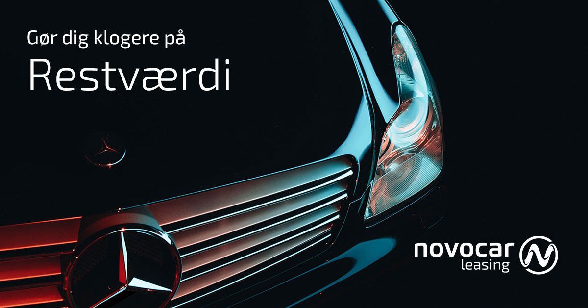 Hvad er restværdi? – Lær mere om det her | Novocar